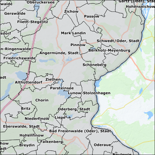 Gemeentekaart Duitsland - Duitste Gemeenten | First Element Webshop