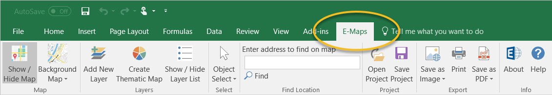 Excel E-Maps trial - Voeg kaarten toe aan Excel | First Element Webshop