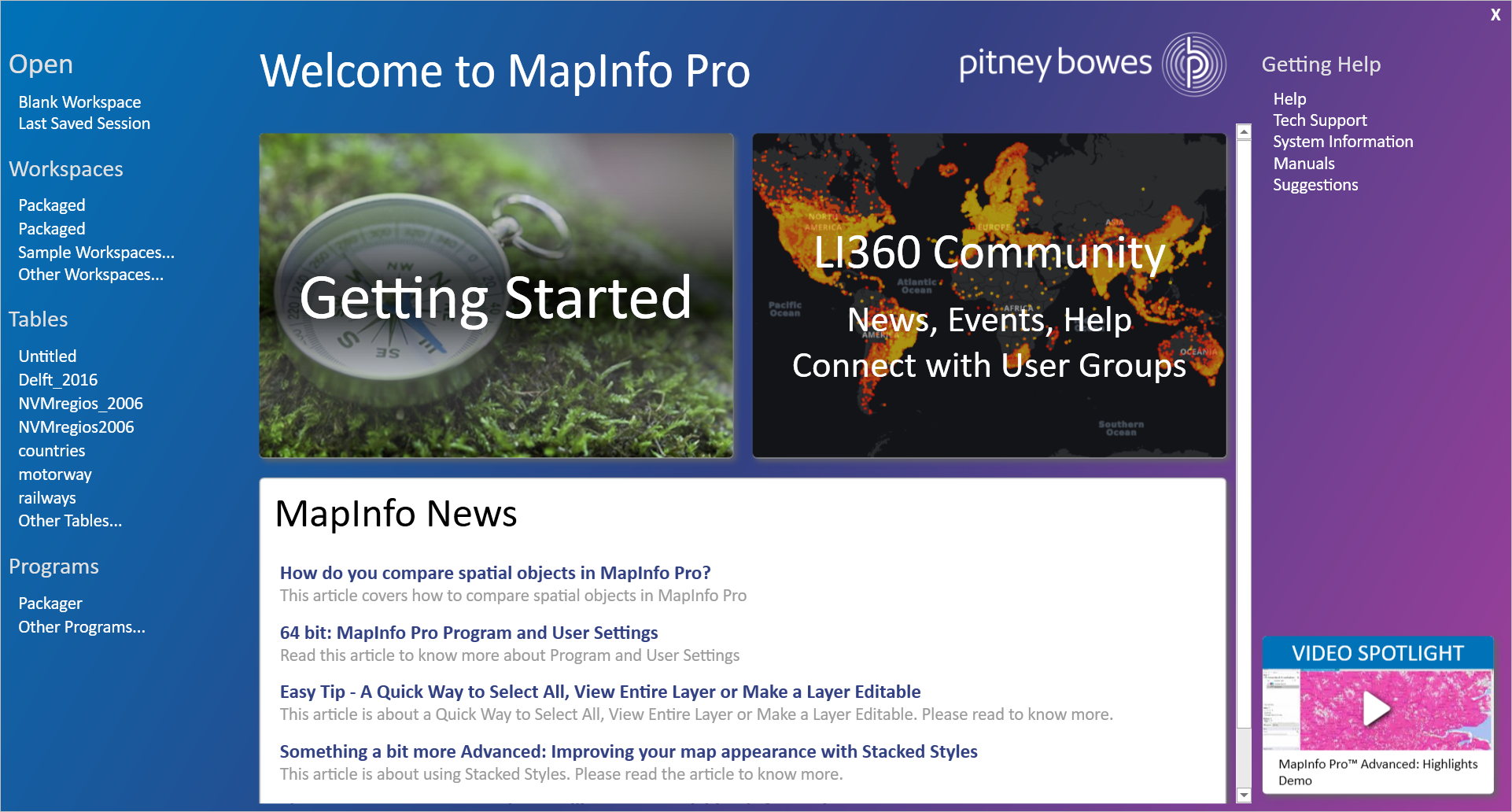 MapInfo Pro 17 - Experience GIS | First Element Webshop