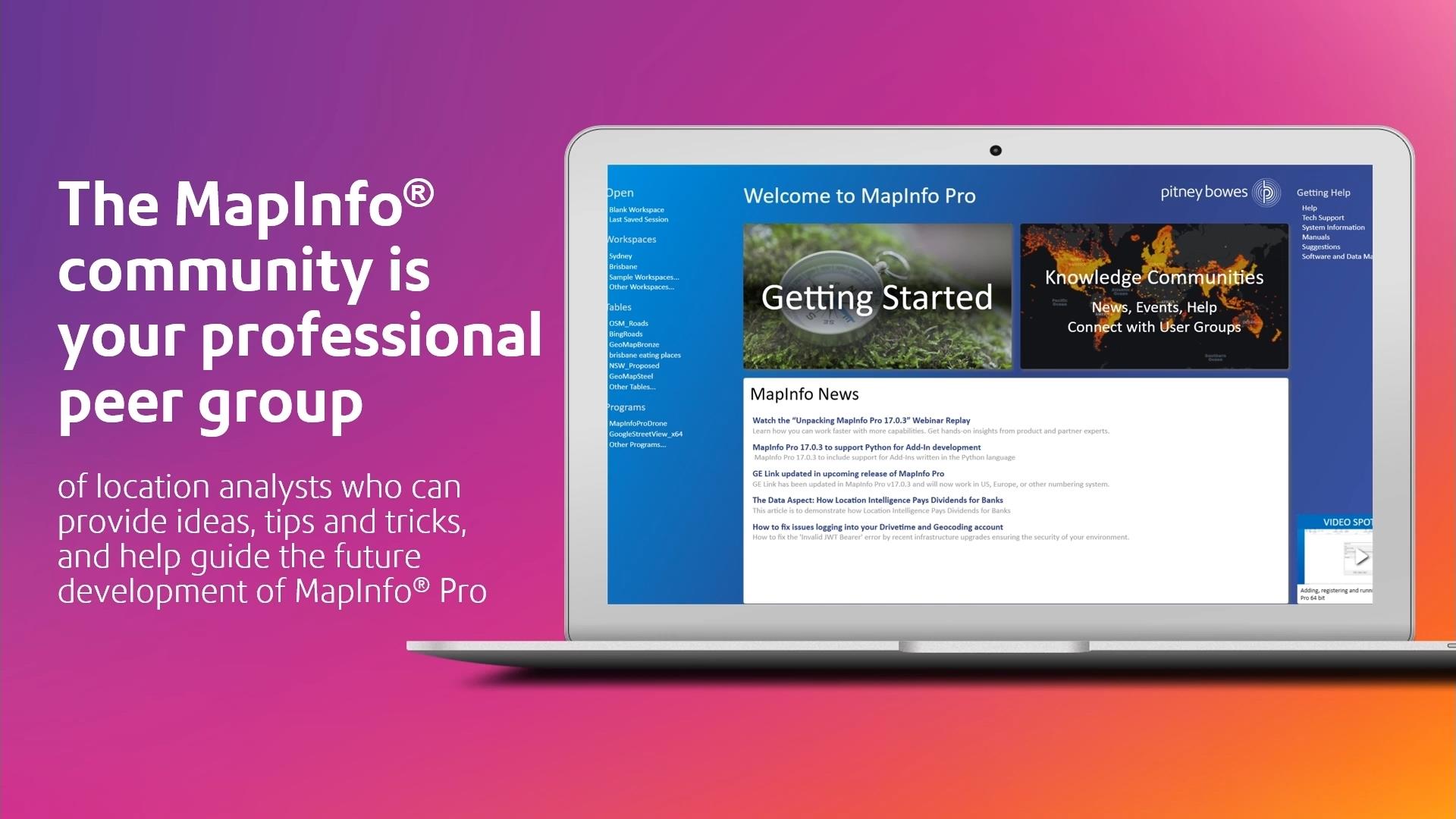 MapInfo Pro 2019 - Experience GIS | First Element Webshop